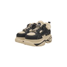 Buffalo Damen Sneaker "Buffalo 1339-14 REV WARM", Gr. 41, schwarz, Polyester, Schuhe
