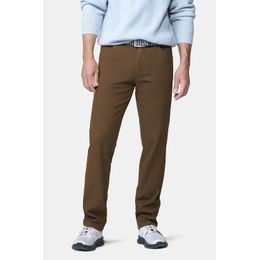 MEYER Herren Chinos "Dublin 9-3009", braun, Gr. 98, unifarben, 75% Baumwolle, 21% Lyocell, 4% Elasthan, Hosen, in hochelastischer moderner Micro