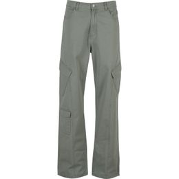 Karl Kani Herren Cargohose "Karl Kani OG K Slanted Pocket Cargo Pants", grau, Gr. XXL, unifarben, 100% Baumwolle, Hosen