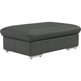 Sit & More sit&more Polsterhocker &raquo;Valantine, B: 101 cm&laquo; individuell zu kombinieren grau NaturLEDER B/H/T: 102cm x 43cm x 68cm, NaturLEDER