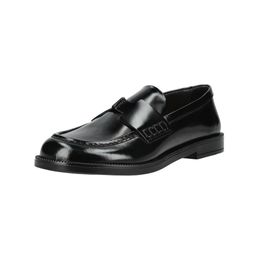 Pavement Damen Slipper "Pavement Slipper Leder", Gr. 40, schwarz, Leder, Schuhe