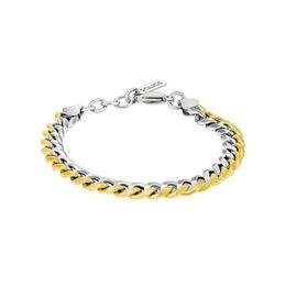 Police Herren Armband &raquo;Long-Lasting&laquo; gold 21,5cm, Edelstahl