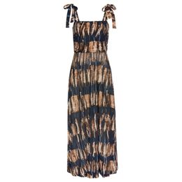 Buffalo Maxikleid in marine-bedruckt | Gr.: 38