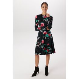 Damen Jerseykleid, bunt, Gr. 44, Aniston SELECTED, bedruckt, gebl&uuml;mt, gemustert, Jersey, Obermaterial: 95% Viskose, 5% Elasthan, Kleider, in leichter
