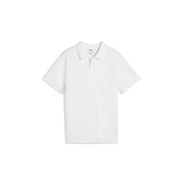 Puma Polo "teamEVOSTRIPE Polo JR" in Wei&szlig; | Gr.: 140