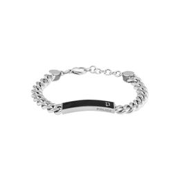 Police Herren Armband &raquo;Strip II&laquo; silber 22,5cm, Edelstahl