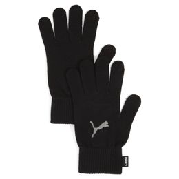 Puma Damen Laufhandschuhe "Essentials Handschuhe Erwachsene"schwarz, Gr. L, unifarben, Obermaterial: 45% Viskose, 1% Metallisiertes Garn, 28%