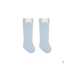 MUNADUNA 5er-Pack hohe Socken mit blauem Hundemotiv | Gr.: 15-17