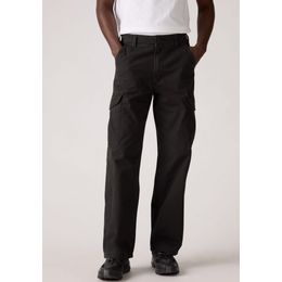 Levi's LEVI'S Herren Cargohose "LV Hose XX CARGO BAGG", schwarz, Gr. 36, Web, Obermaterial: 100% Baumwolle, Hosen, bequeme Passform