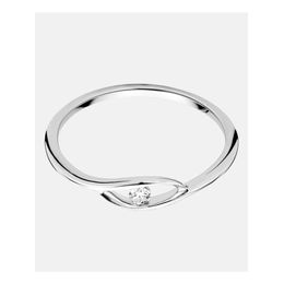 Diamant L'&eacute;ternel Ring aus 375 Wei&szlig;gold mit Diamant | Gr.: 56