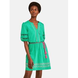 Love & Roses Kleid Damen Gr&ouml;&szlig;e 50 limette / hellpink Sommerkleid