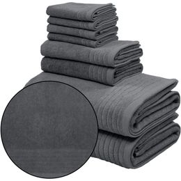 OTTO home Handtuch Set &raquo;Sanremo Premium, Premium Handt&uuml;cher, 600 gr/m&sup2;, dicke Qualit&auml;t&laquo; Set 8 Stk. Frottier Duscht&uuml;cher, Handt&uuml;cher, Seift&uuml;cher, 100% 