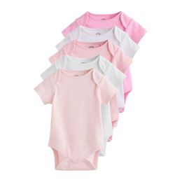 Next Strampler M&auml;dchen Gr&ouml;&szlig;e 74 pink / puder / wei&szlig;