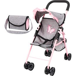 BAYER Puppenbuggy mit Tasche Einheitsgr&ouml;&szlig;e Puppenbuggy
