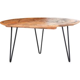 GUTMANN FACTORY Couchtisch &raquo;Yankee&laquo; mit sch&ouml;nem Weltkarten Druck schwarz B/H/T: 90cm x 44cm x 90cm