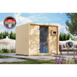 Konifera Saunahaus &raquo;Loppi&laquo; Spar-Set, verschiedene Varianten Saunaofen, integrierte Steuerung, 9 kW