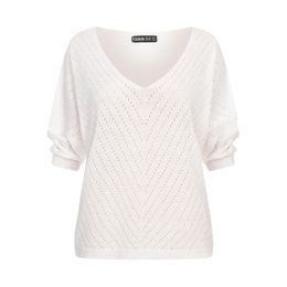 CLOUD 5IVE Damen T-Shirt "CLOUD 5IVE", wei&szlig;, Gr. XL, unifarben, 88% Polyacryl, 12% Polyimid, Blusen