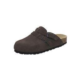 AFS-Schuhe Clogs 'Clogs Damen espresso Veloursleder' female size 40 Dark brown