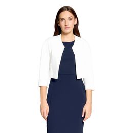 Vera Mont Damen Sweatjacke "Damen figurbetont", wei&szlig;, Gr. 48, Jersey, Obermaterial: 95% Polyester, 5% Elasthan, Sweatjacken, Nahtf&uuml;hrung