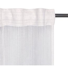 Bruno Banani Gardine &raquo;Lazlo&laquo; Multifunktionsband 1 Stk. tlg. Leinenoptik mit Leinen, Streifen, pflegeleicht, Wohn -und Schlafzimmer Polyester 175cm, 