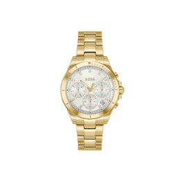 BOSS Damen BOSS Multifunktionsuhr &raquo;ALLEY&laquo; Quarzuhr, Armbanduhr, Damenuhr, Edelstahlarmband, analog, Tag Einheitsgr&ouml;&szlig;e