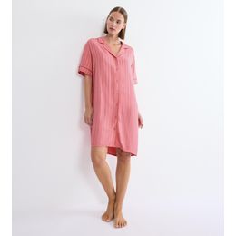 Triumph Damen Nachthemd "Amourette Jacquard NDW SSL", Gr. 36, rosa, Web, Obermaterial: 100% Viskose, Kleider, elegant und weich