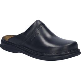 Josef Seibel Herren Clog "Max, schwarz", Gr. 45, schwarz, Obermaterial: 100% Rindsleder Leather cow., Schuhe