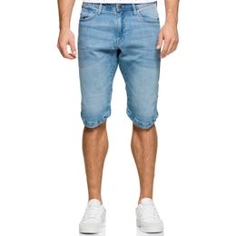 INDICODE Herren Jeansbermudas &raquo;INKem&laquo; Baumwollmischung, regular fit blau S, N-Gr