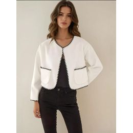 Hiccup Jacke Damen Gr&ouml;&szlig;e S schwarz / wei&szlig; Sommerjacke