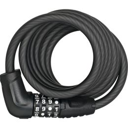 Abus Spiralschloss &raquo;5510C/180/10 black&laquo; schwarz Einheitsgr&ouml;&szlig;e Spiralschloss
