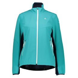 Sch&ouml;ffel Funktionsjacke &ldquo;Rinnen L" in T&uuml;rkis/ Dunkelblau - 75% | Gr&ouml;&szlig;e 40 | Damen-sporthosen