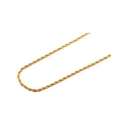 Adeli&aacute;s Unisex Halskette &ndash; Kordelkette aus Edelstahl in gold | Gr.: 40 cm