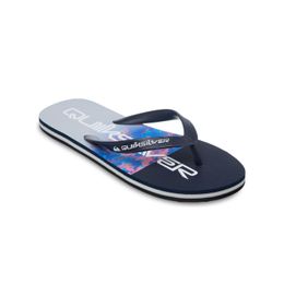 Quiksilver Herren Sandale "Molokai Stripe", Gr. 14, blau, Obermaterial: 100% Synthetik, Futter: 100% Synthetik, Laufsohle: 100% Schwammgummi., Schuhe