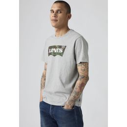 Levi's LEVI'S Herren T-Shirt "Batwing Logo Tee"batwing fill mid tone erdgrau jersey, Gr. XXL, Jersey, Obermaterial: 100% Baumwolle, Shirts, mit