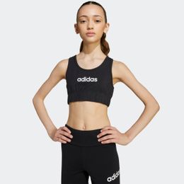 M&auml;dchen Sport-BH "JG LIN BRA", adidas Sportswear, Gr. 170, schwarz-wei&szlig;, Obermaterial: 93% Baumwolle, 7% Elasthan, BHs, f&uuml;r Kinder, mit sportlichem
