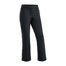Maier Sports Damen Skihose "Ronka", schwarz, Gr. 42, 100% Polyester, Hosen, Damen Schneehose, wind- und wasserdicht, 2 RV-Taschen, Regular Fit