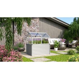 Vitavia Hochbeet &raquo;Zola&laquo; BxTxH: 89x127x135 cm, ESG silber B/H/T: 89cm x 134,5cm x 126,7cm