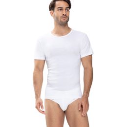 Mey Herren T-Shirt "Noblesse", Gr. XL, wei&szlig;, Feinripp, Obermaterial: 100% Baumwolle, Shirts, Ohne auftragende Seitenn&auml;hte