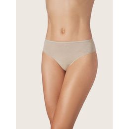 Zd Zero Defects Panty 'Diana mid waist Soy fiber' Damen Gr&ouml;&szlig;e M beige
