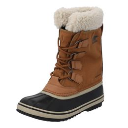 SOREL Snowboots 'Carnival' Damen Gr&ouml;&szlig;e 41 braun / schwarz / wollwei&szlig;