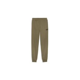 Puma Trainingshose "Ess NO. 1 Logo Sweatpants FL CL (S)" in Gr&uuml;n | Gr.: L