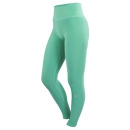 GUGGEN Mountain Seamless Leggings in T&uuml;rkis | Gr.: XS