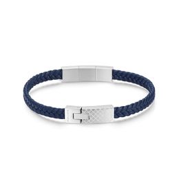 Police Herren Armband &raquo;Intersect&laquo; 22cm, Edelstahl Leder