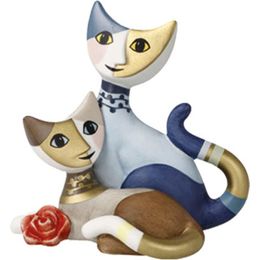 Goebel Dekofigur &raquo;Rosina Wachtmeister - Fioritura d'amore&laquo; bunt Biskuitporzellan B/H/T: 8cm x 8cm x 5,5cm