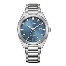 Citizen Damen Solaruhr Armbanduhr, Damenuhr, Herrenuhr, Edelstahlarmband, analog, Big Date Einheitsgr&ouml;&szlig;e