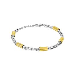 Police Herren Armband &raquo;Radius&laquo; gold 22,5cm, Edelstahl