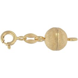 Firetti Magnetschlie&szlig;e &raquo;Schmuck Geschenk Silber 925 Verl&auml;ngerung Kette zum Einh&auml;ngen Kugel&laquo; gold Einheitsgr&ouml;&szlig;e