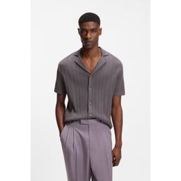 BOSS Herren Cardigan "Neri", grau, Gr. XXXL, unifarben, Strick, Obermaterial: 100% Baumwolle, Strickjacken, Hemd im Regular Fit