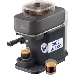 PHILIPS baristina Espressomaschine &raquo;mit Bean swap BAR320/60 mit Mahlwerk f&uuml;r ganze Bohnen&laquo; Doppelter Bohnenbeh&auml;lter, 16 bar Pumpendruck, Schwarzgrau 1