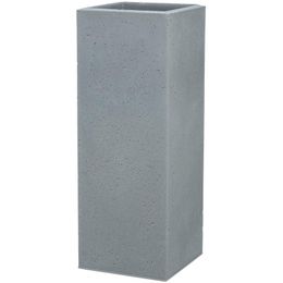 Scheurich Blumentopf &raquo;70/240 C-CUBE HIGH&laquo; grau B/H/T: 26cm x 69,8cm x 26cm
